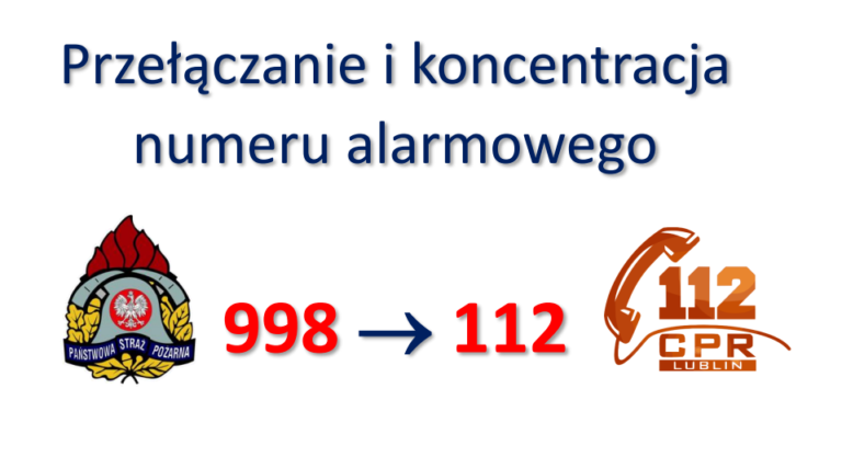 OD 20 KWIETNIA NUMER ALARMOWY 998=112 | Skomielna.info